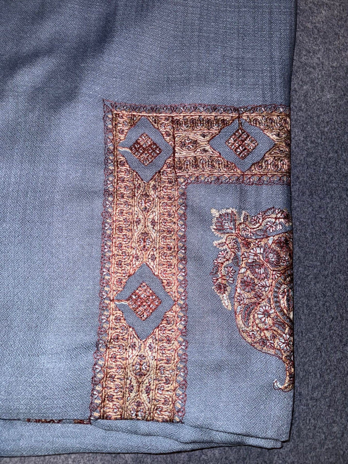 Blue X Red Stitched Yemeni Shemagh – A Thobe Company